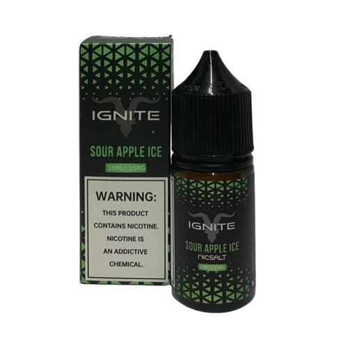 Ignite: Juice NicSalt Sour Apple Ice