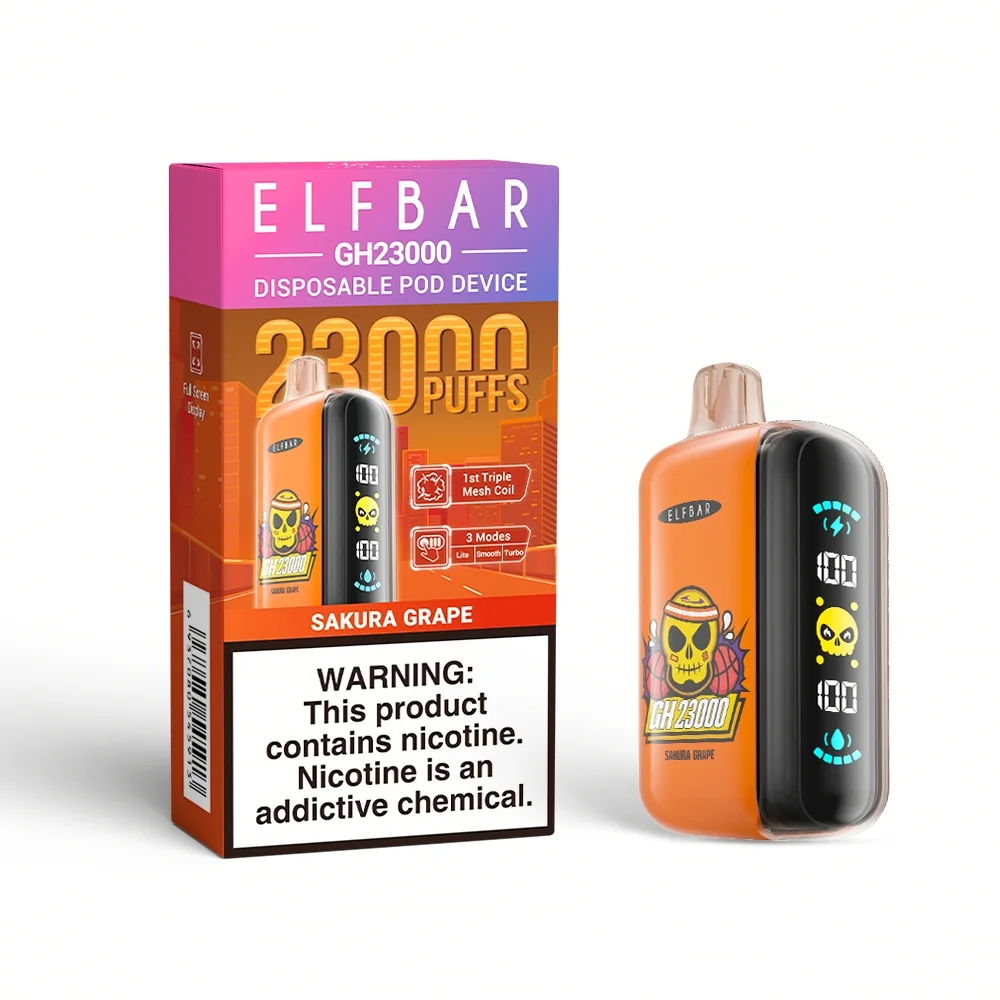 ElfBar: Pod Descartável GH23000 de 23000 puffs