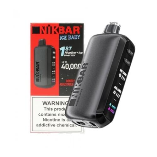 Nikbar: Pod Descartável Ice Baby - 40000 puffs