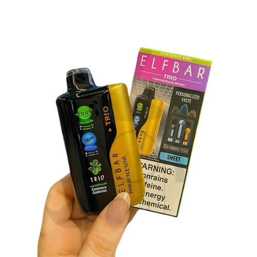 Elf Bar: Pod Descartável Trio 40K - 40000 puffs