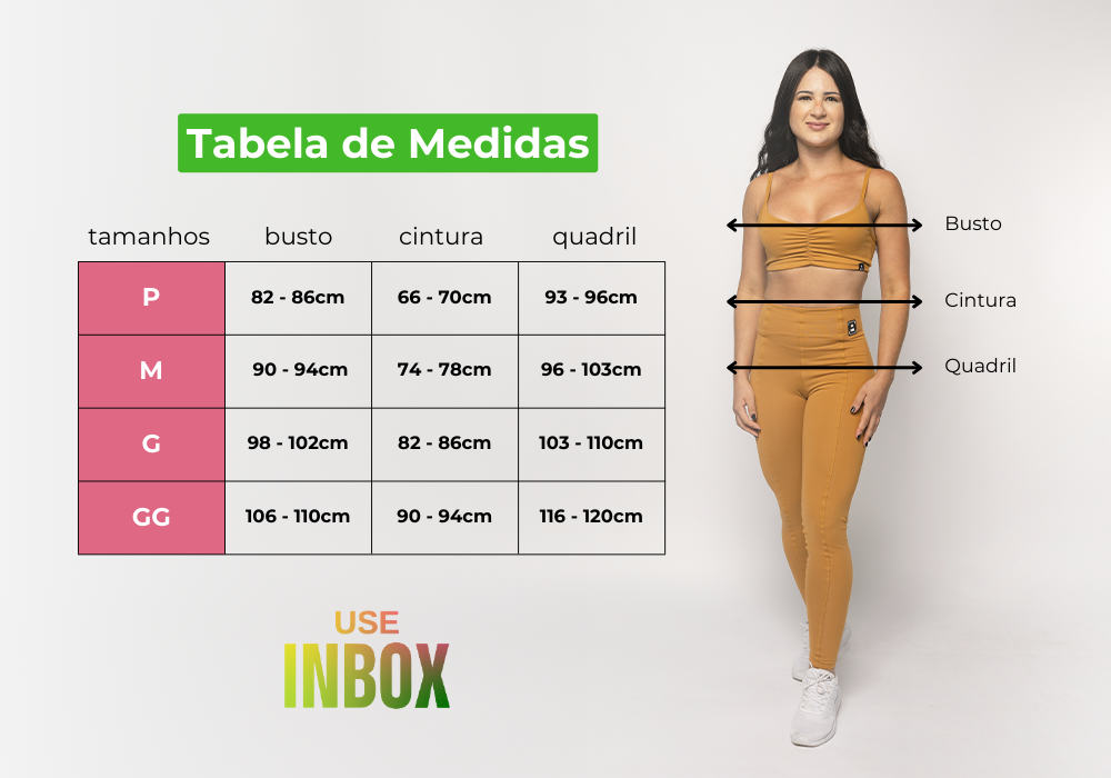 Guia de medidas - Use Inbox