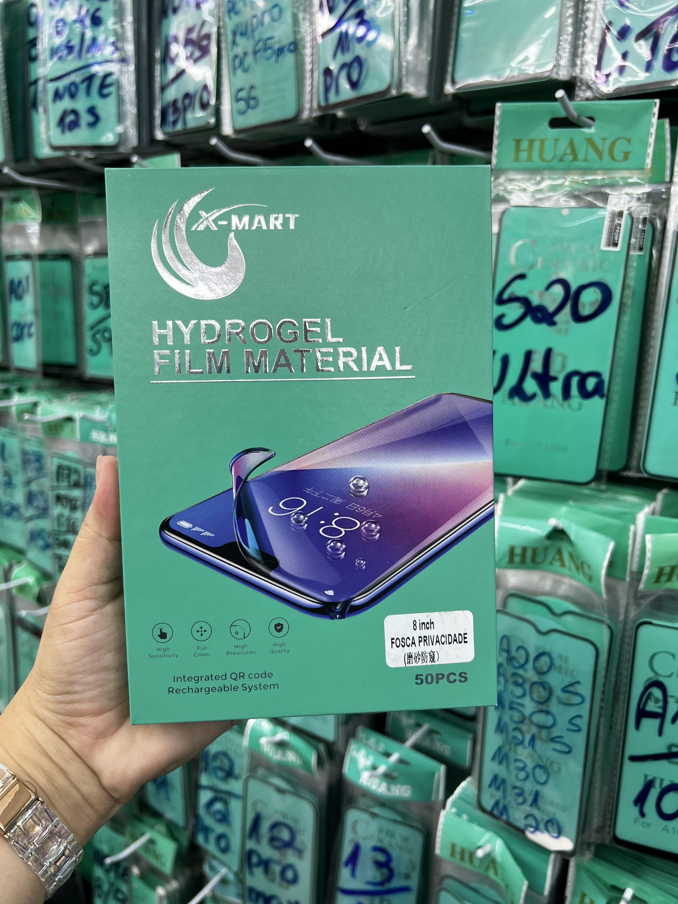 Caixa Com 50 Unidades De Películas Hydrogel Privacidade