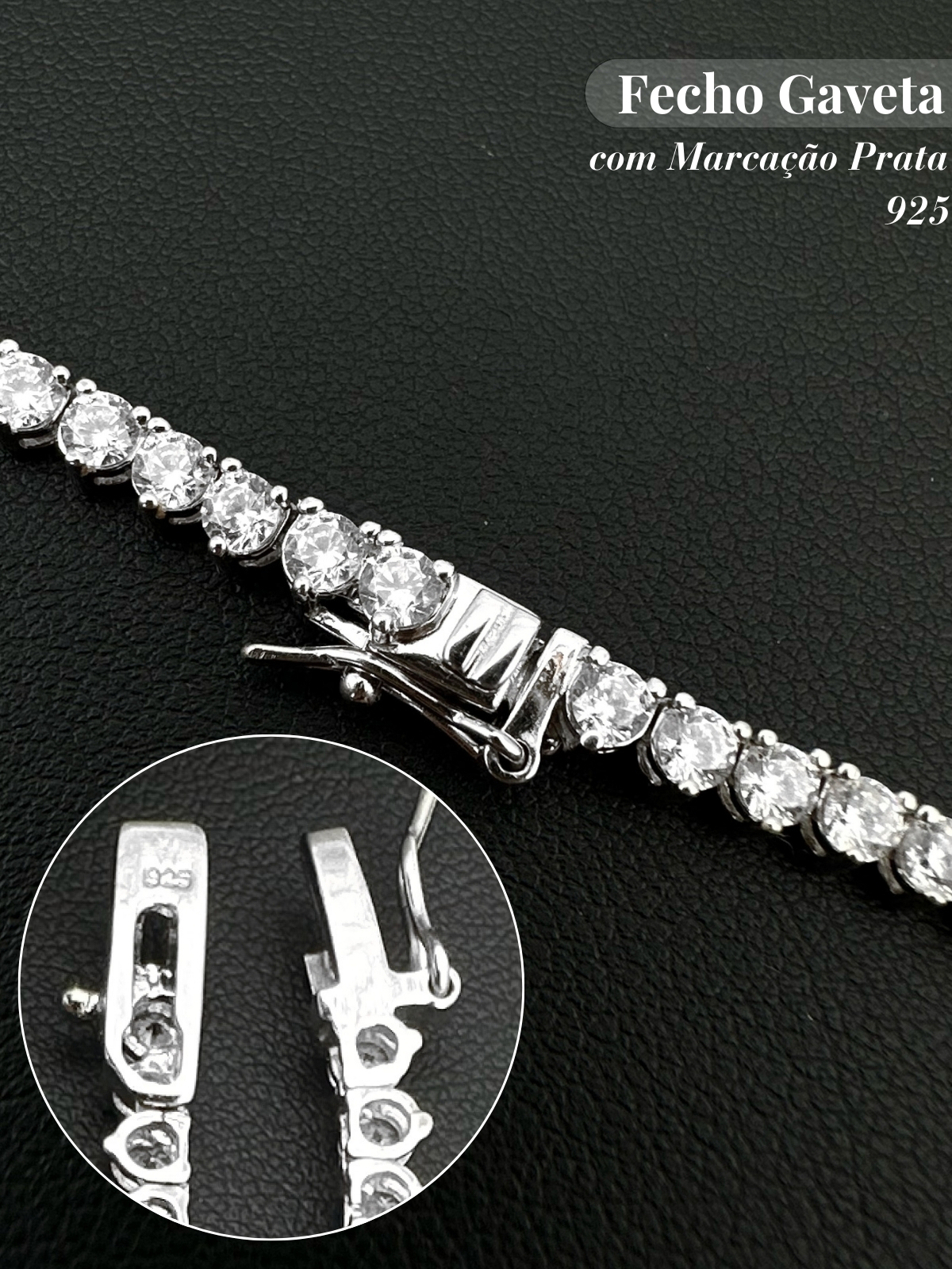 Comprar Colar Riviera 4mm 3 Pontas Prata 925 C/ Banho De Ródio ...