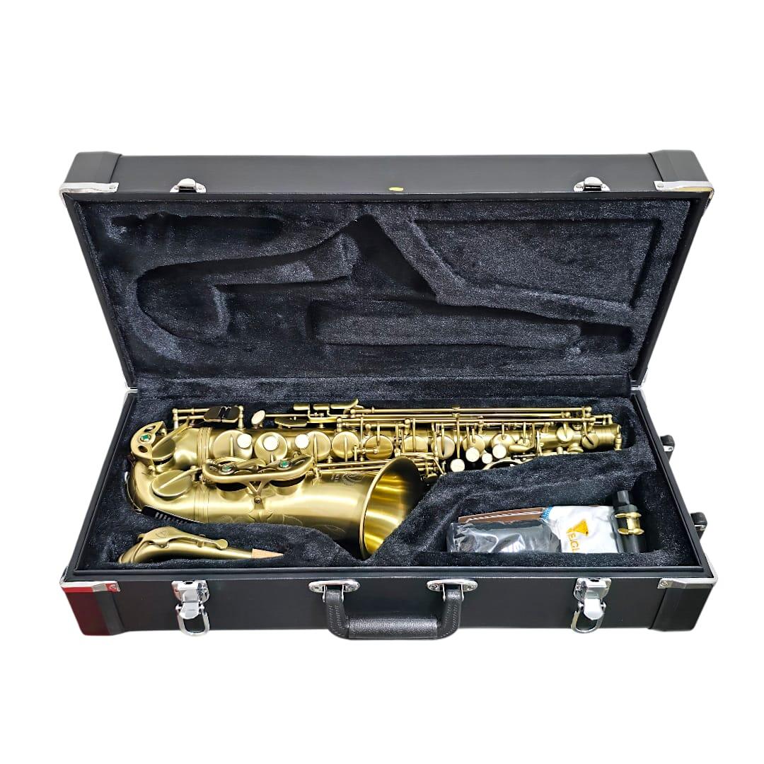 Comprar Sax Alto Mib Eagle Sa500 Vg Envelhecido Completo - a partir de ...