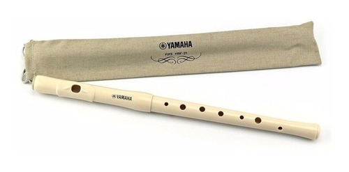 Comprar Flauta Doce Yamaha Pífaro Creme Yrf-21 Id Original + Bag +nf ...