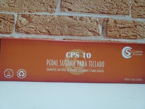 Comprar Pedal Sustain Para Teclado / Piano Cps 10 Pedaleira Preto - a ...