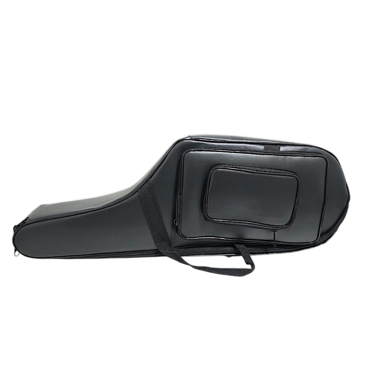 Comprar Capa para Sax Tenor - Couro Sintético Preto Com Pelúcia