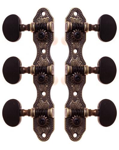 Comprar Tarraxa Para Violão Nylon Pino Grosso Ouro Velho Botão Escuro