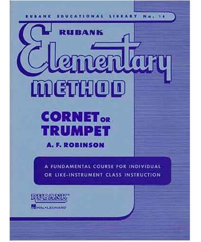 Comprar Método Trompete Cornet Elementary Method Rubank A. Robinson - a ...