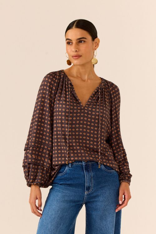 Comprar Bata Estampa Luar Maria Filó - Ouseup Moda Feminina