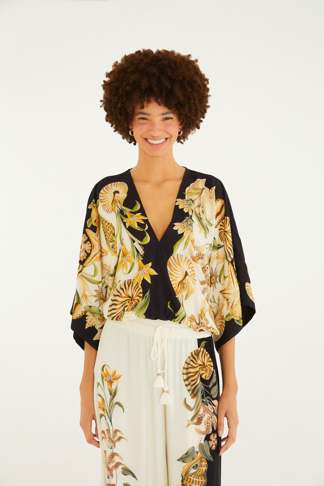 Comprar Body Concha Surreal Lenço Farm