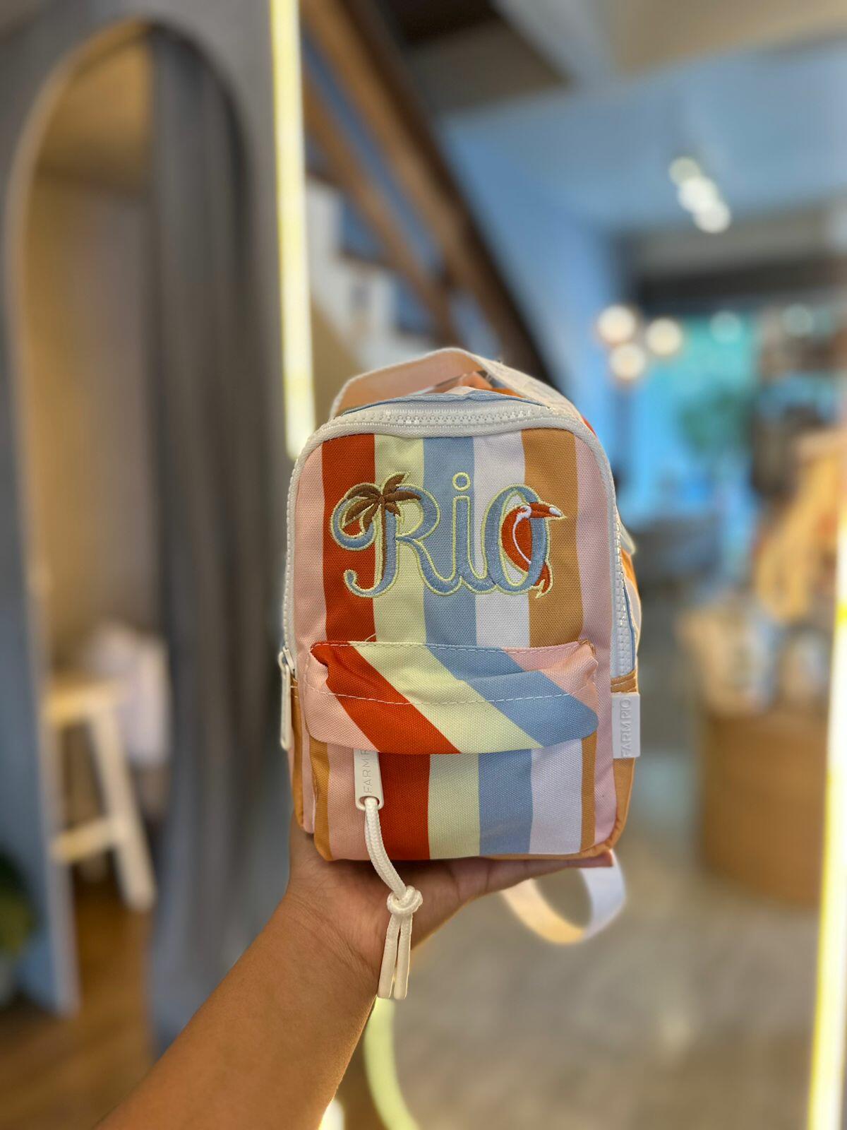 Comprar Mini Mochila Borogodo Praia Rj Retro ETC Farm