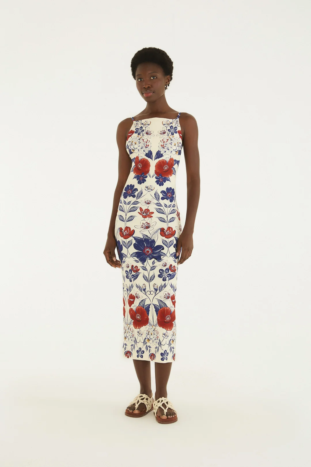Comprar Vestido Alça Floral Lina Farm - a partir de R$268,65