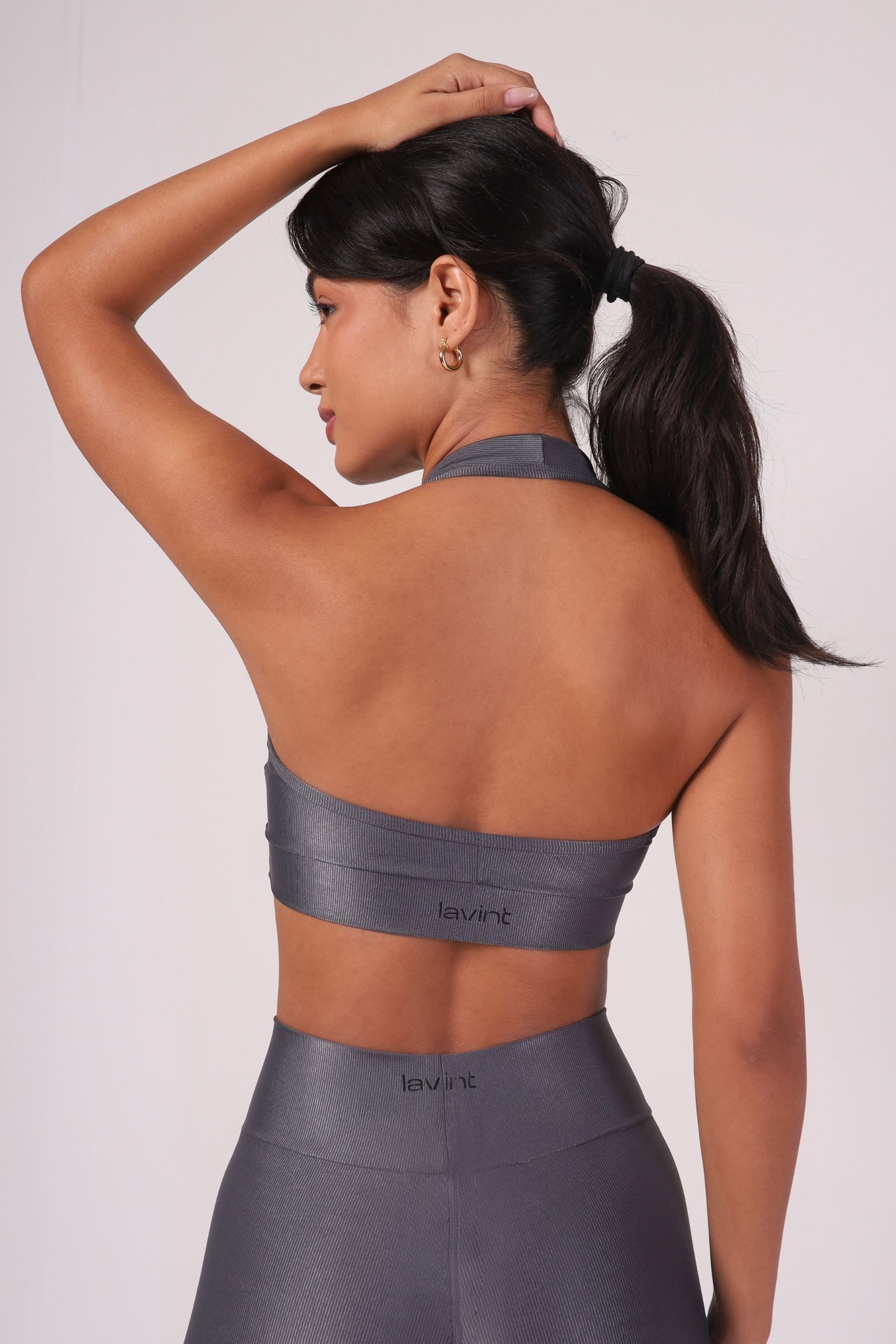 Comprar Top Neck Cinza - Lavint