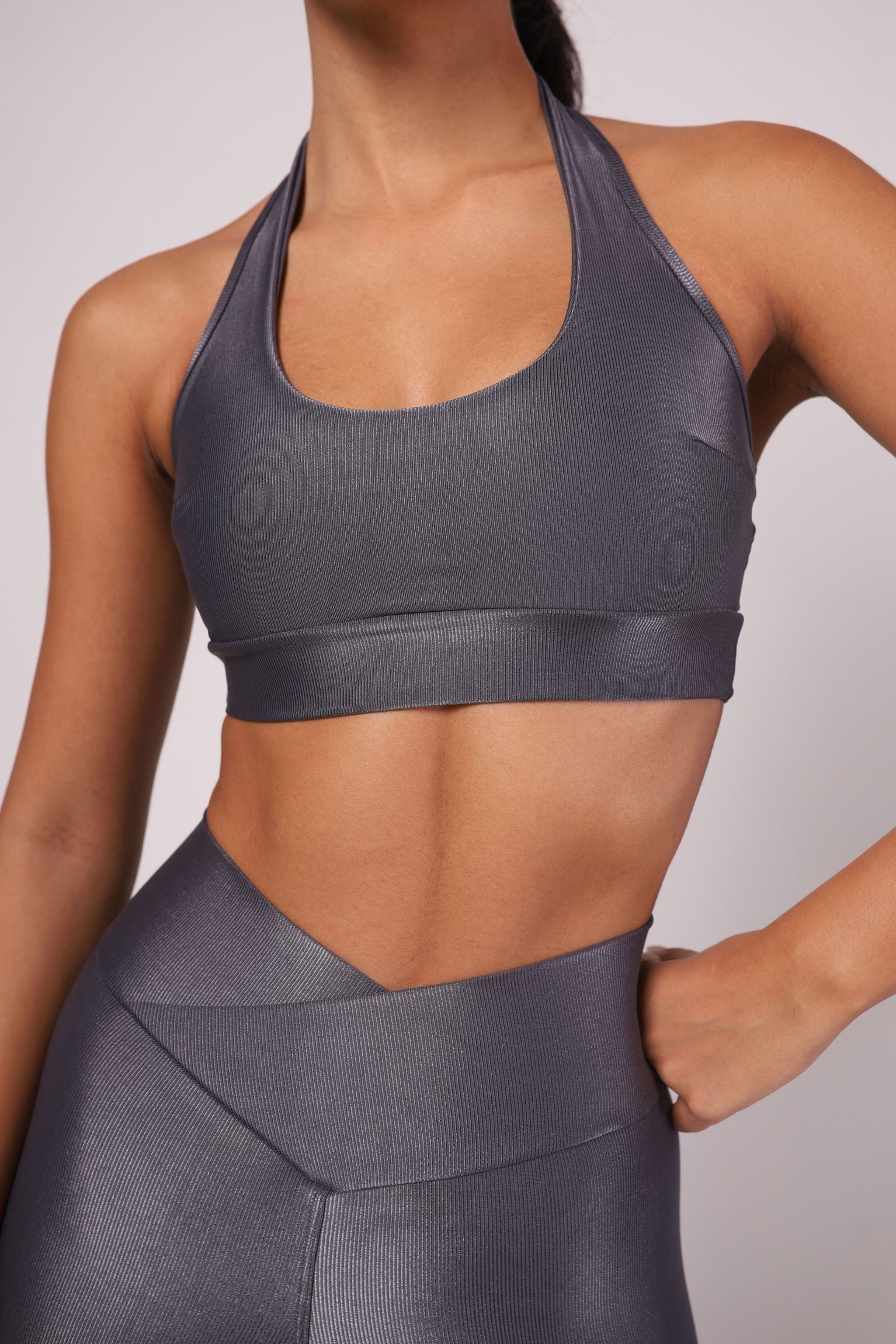 Comprar Top Neck Cinza - Lavint