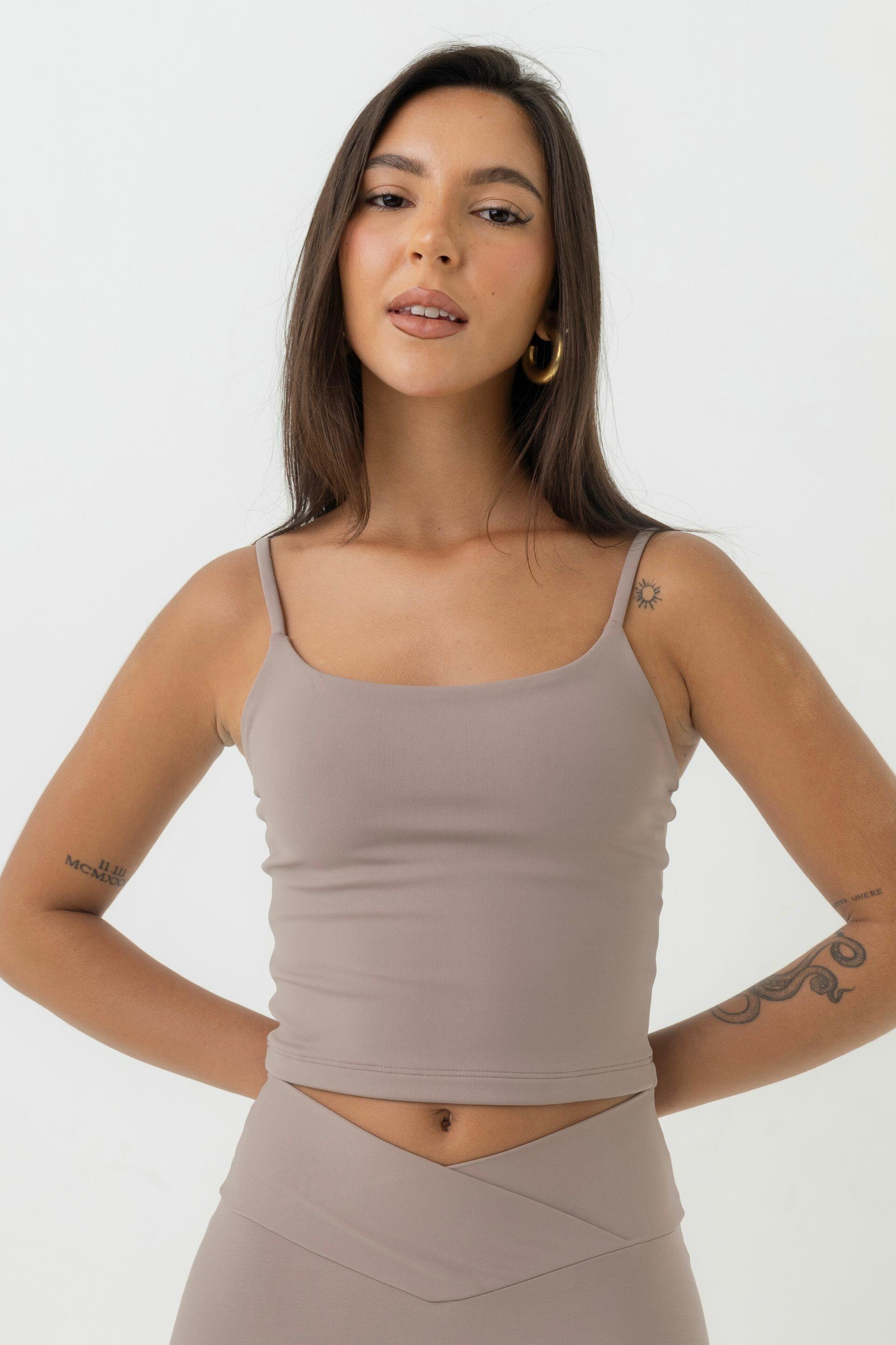 Comprar Blusa Basic Taupe - Lavint