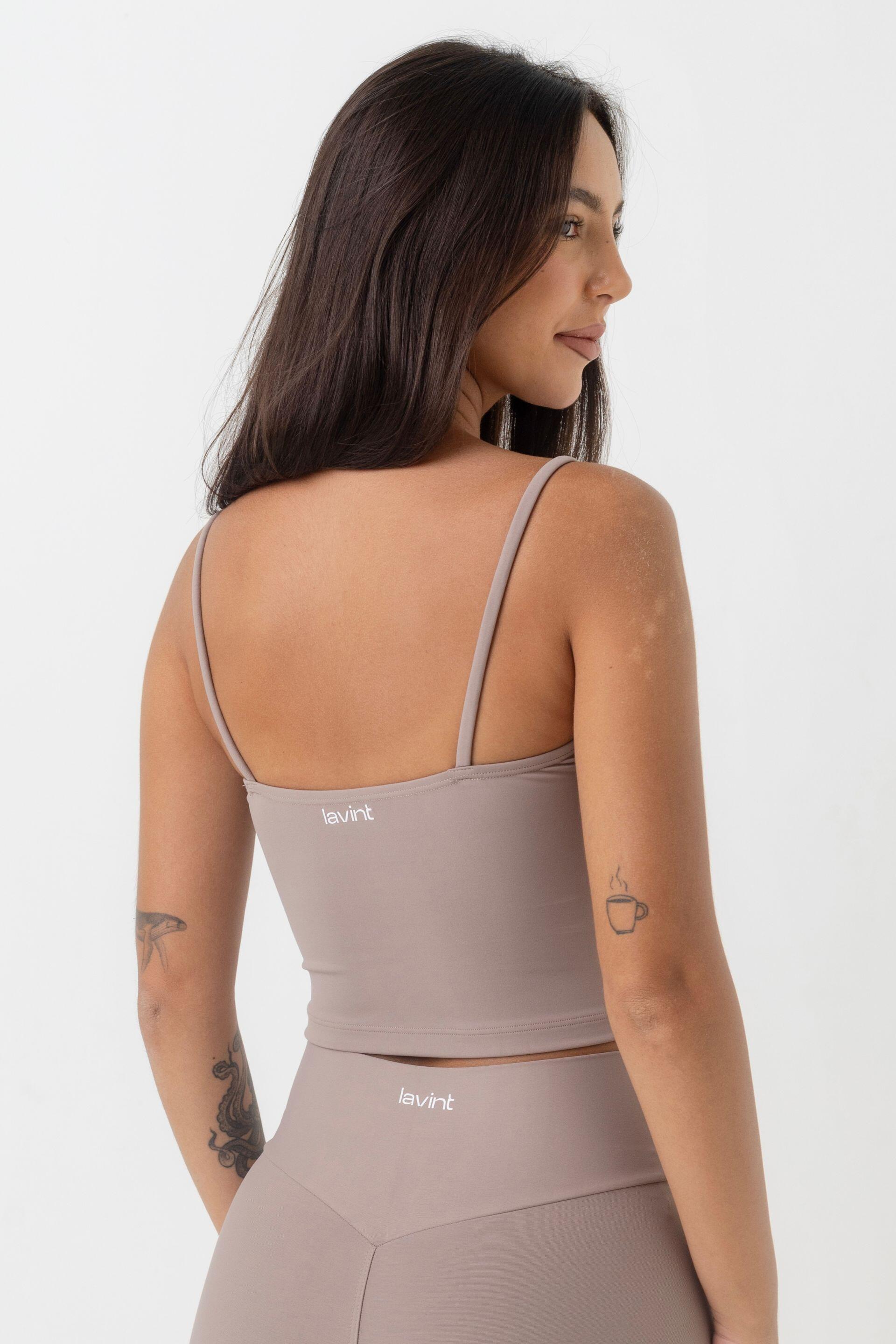 Comprar Blusa Basic Taupe - Lavint