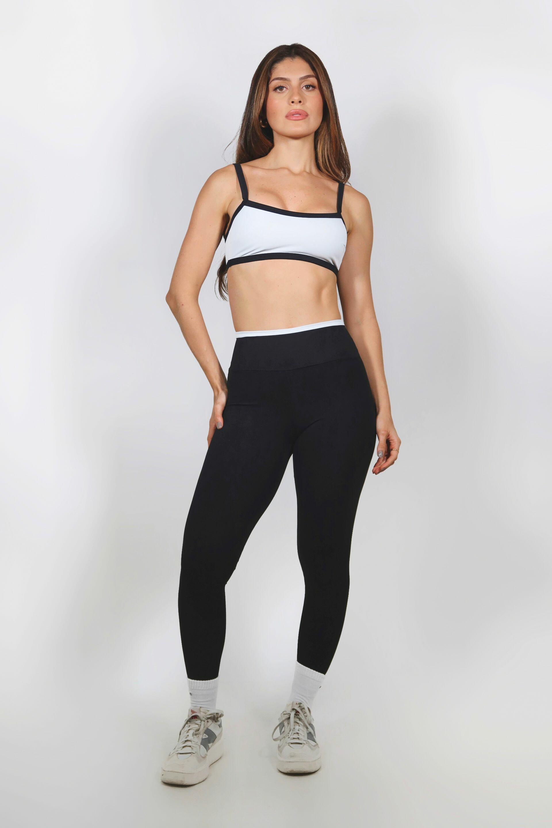 Comprar Legging Joy Preto+Cromo - Lavint