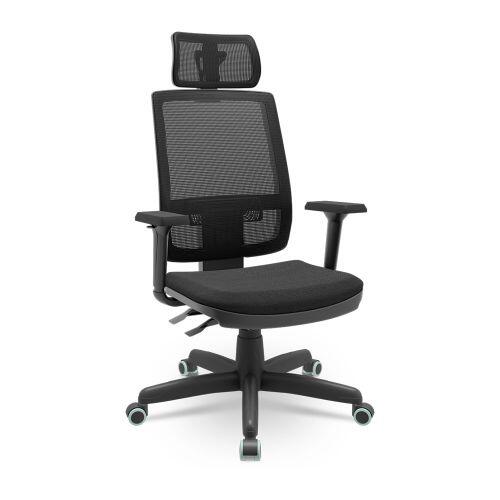 Cadeira Brizza Presidente Backplax Base Standard Plaxmetal - R$991,34