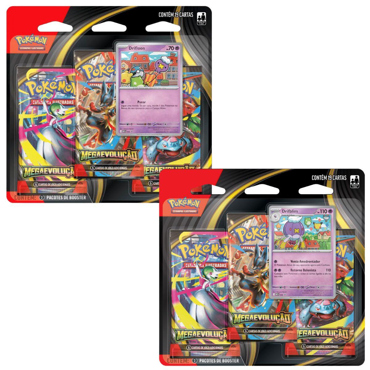 Blister Triplo ME01 ? Mega Evolução Pokémon TCG