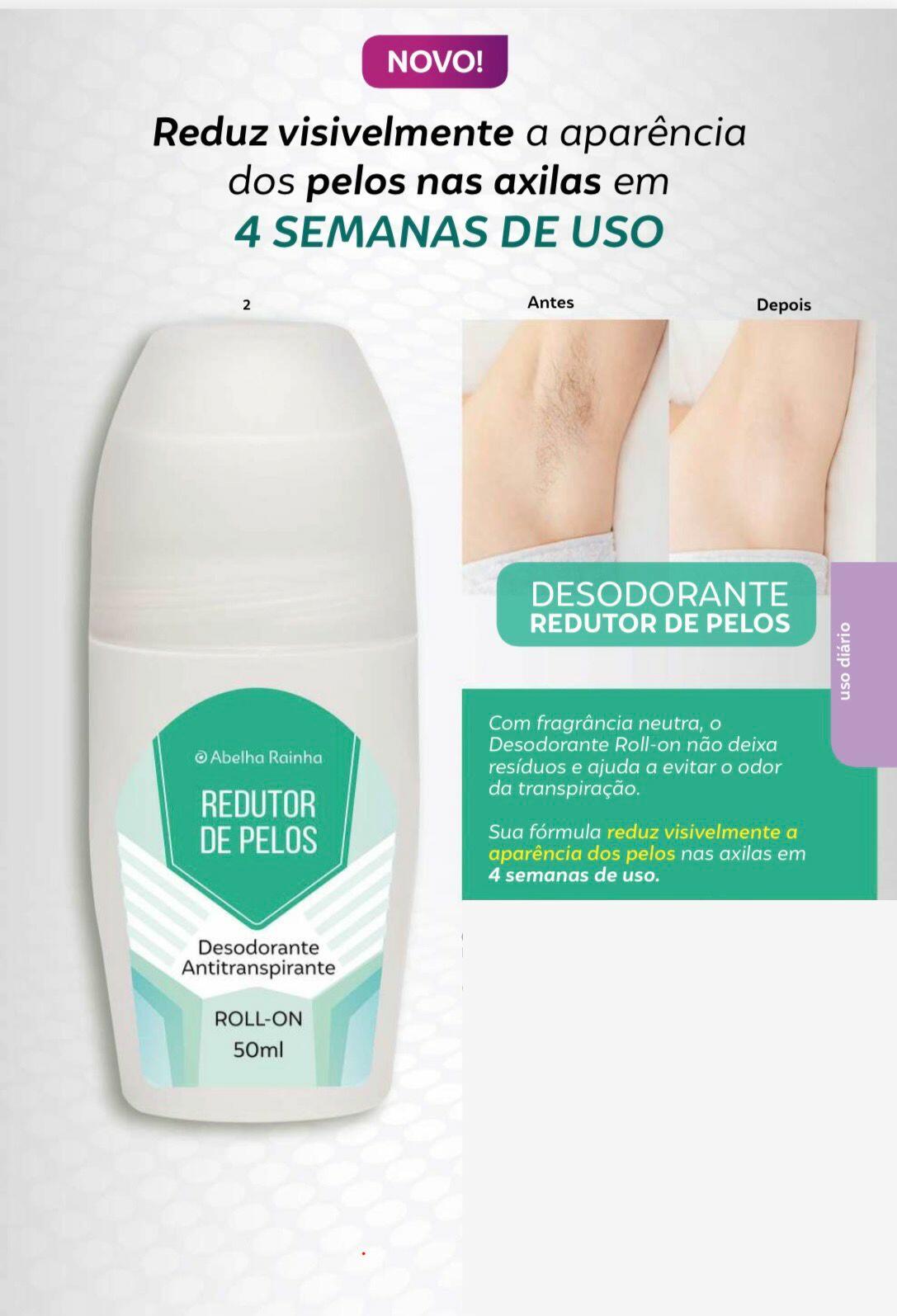 Comprar Desodorante Redutor de Pelos 50ml Abelha Rainha (5478) - a ...