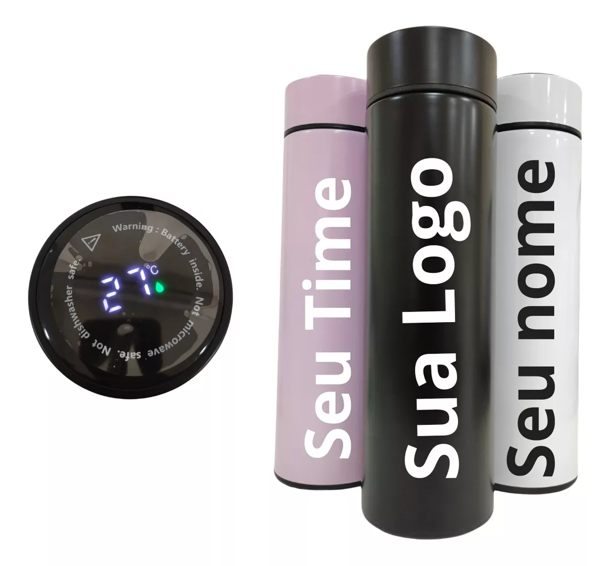 Comprar Garrafa Térmica com Display - Personalizada - JB Fornecedor