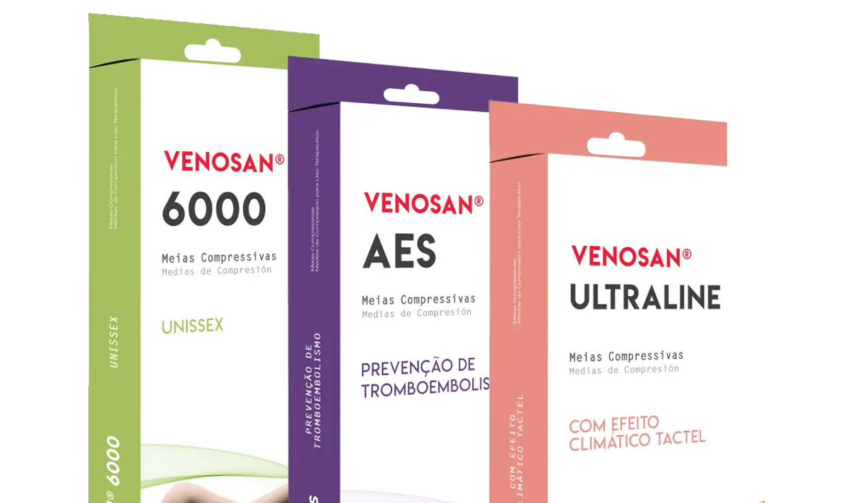 Diferenças Entre as Meias Venosan AES, 6000 e Ultraline 4000