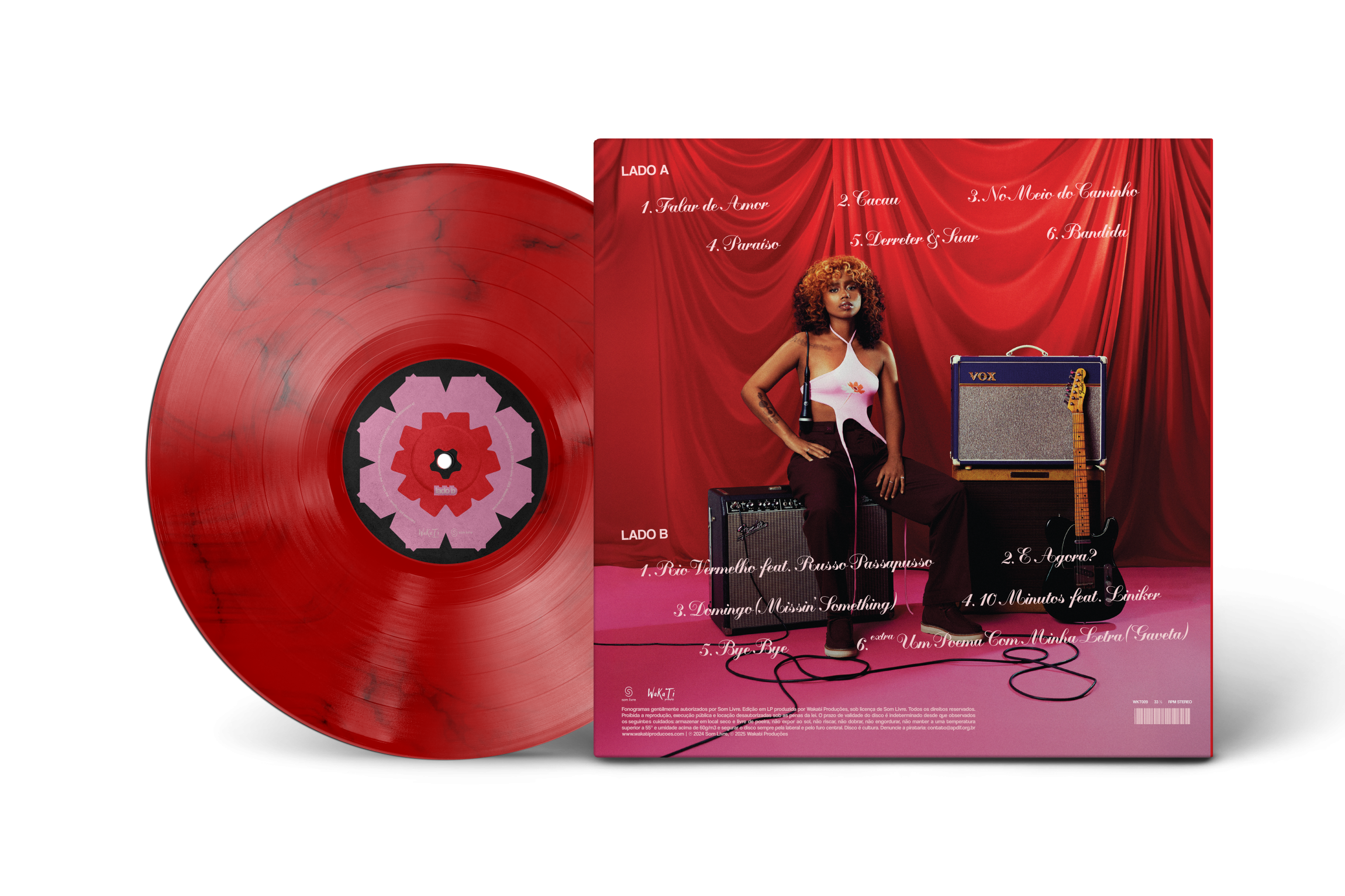 Comprar Melly - Amaríssima LP Vermelho Marmorizado