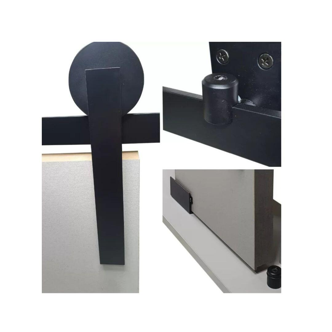 Comprar Trilho de Correr Roldana Aparente Preto - a partir de R$394,80 - Lider Portas e Janelas