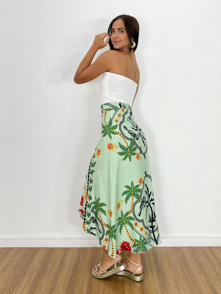 Comprar Saia Envelope Céu Tropical