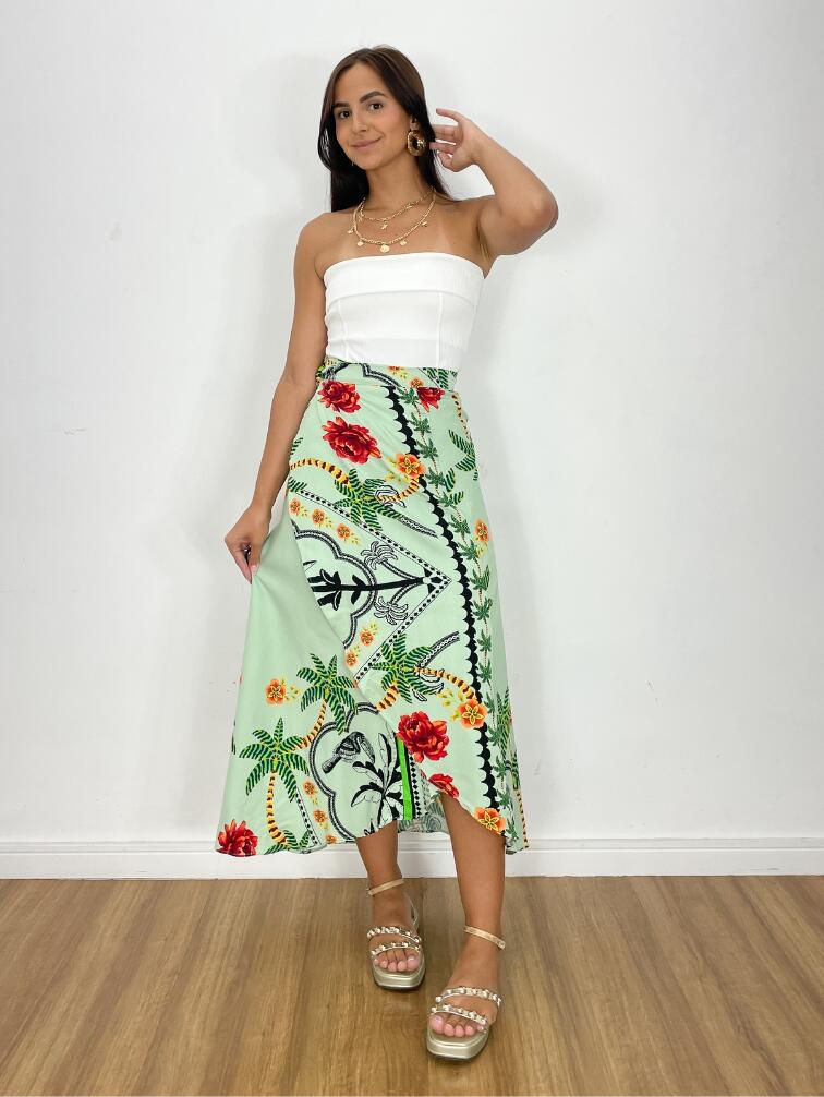 Comprar Saia Envelope Céu Tropical
