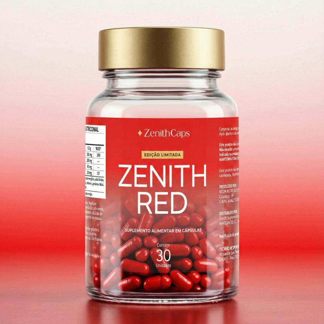 Zenith Red 30 caps Edição Limitada | Termogênico Ultra Potente