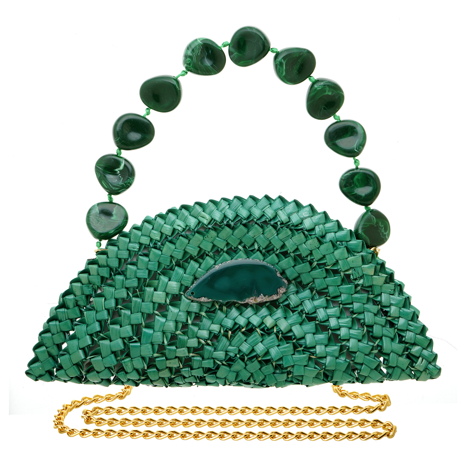 Comprar Bag Meia Lua Verde - Cristina Sabatini