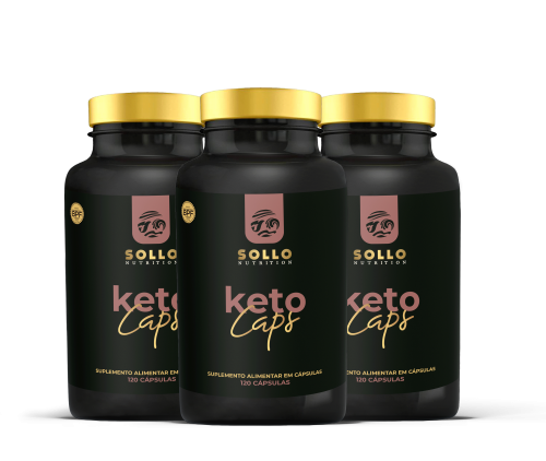 Comprar KIT 3x - Keto Caps 120 cápsulas (ACELERA O METABOLISMO, PERDA ...
