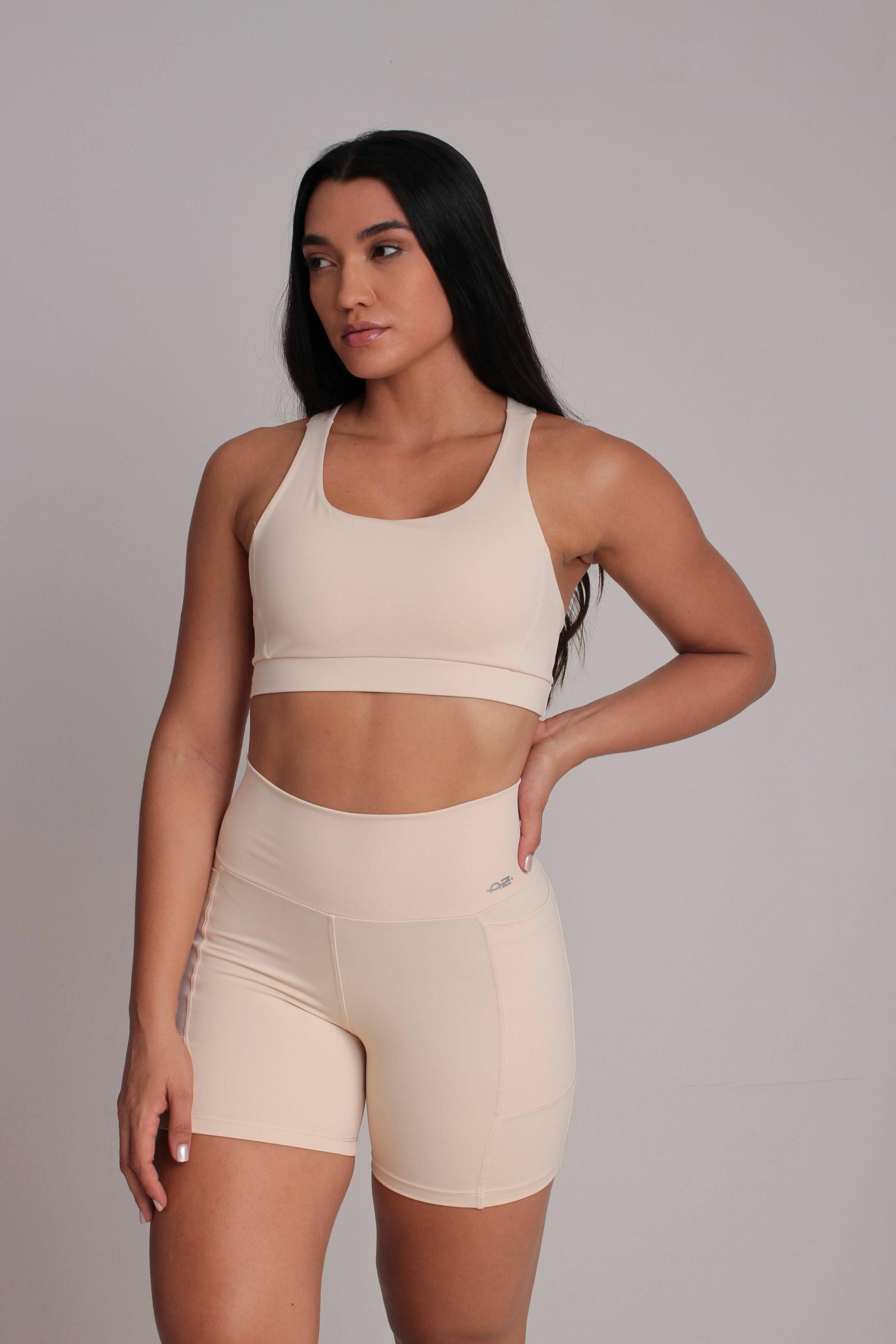 Comprar Conjunto Bruna Soft Beige - AZ Moda Fitness & BeachWear