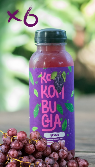 Comprar Uva 6 x 320 ml (Pack) - R$71,40 - kokombucha.store