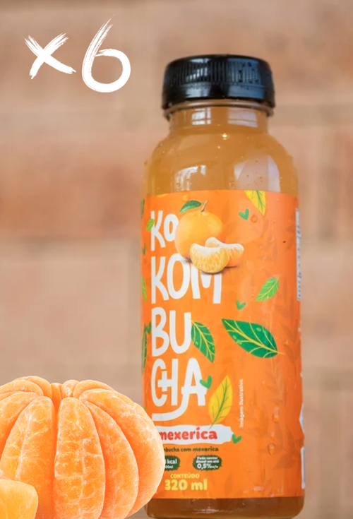 Comprar Mexerica 6 x 320 ml (Pack) - R$71,40 - kokombucha.store