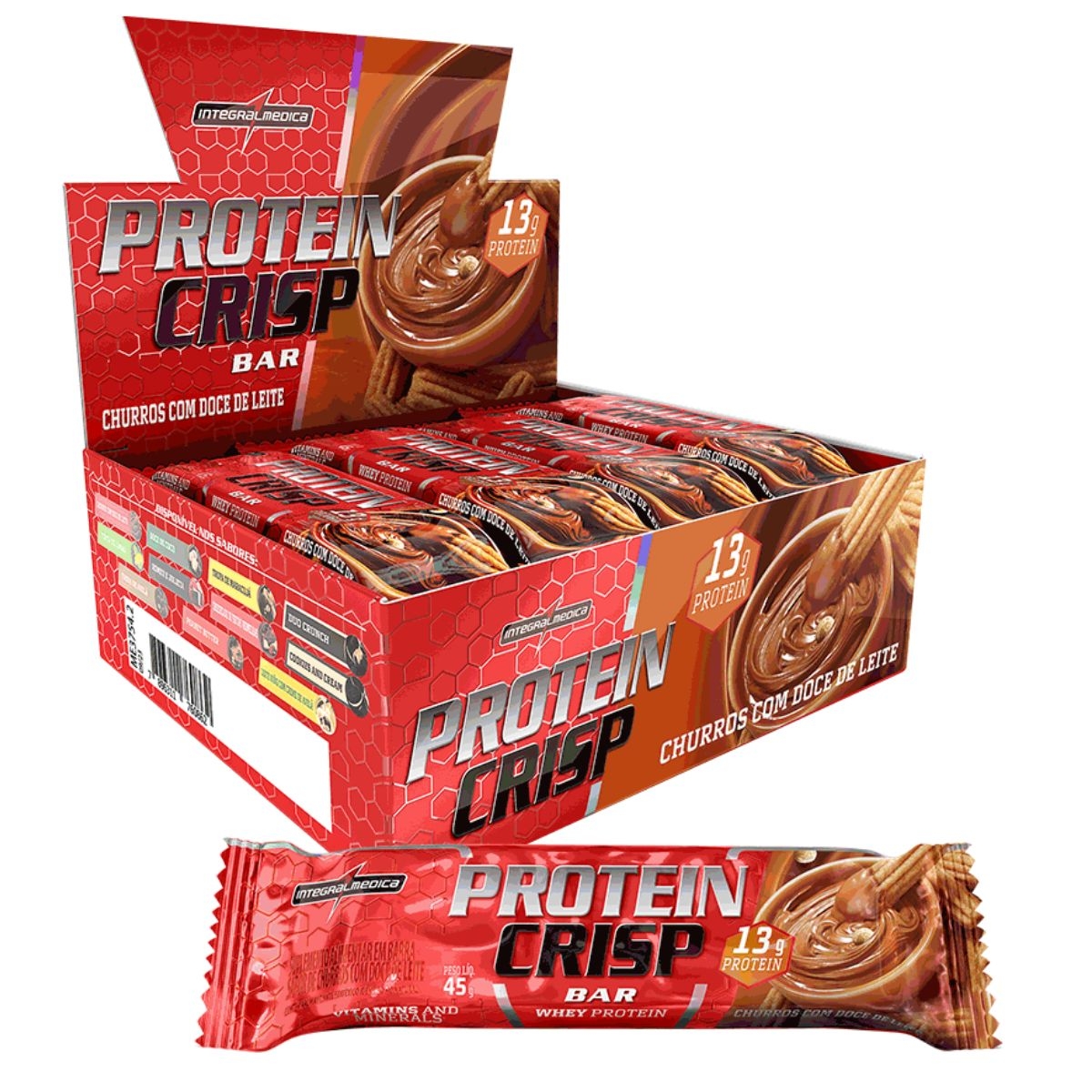 Comprar Barra de Proteína Protein Crisp - Caixa c/ 12 unidades (45g ...