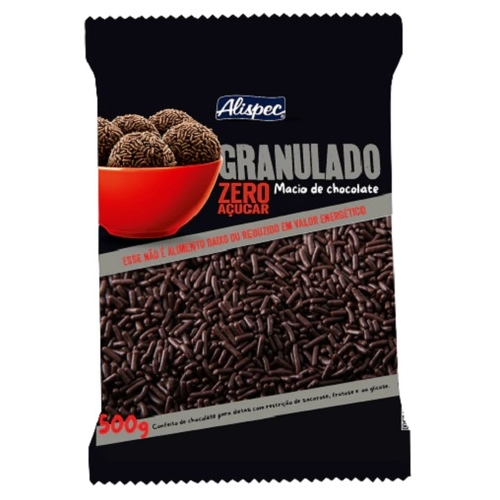 Comprar Granulado Zero Açúcar e sem glúten Macio De Chocolate 500g ...
