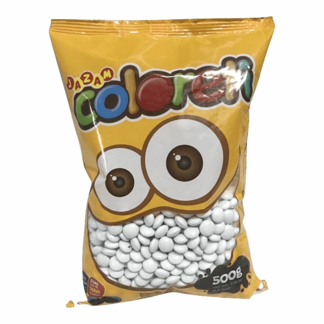 Comprar Bala de chocolate COLORETI tipo M&M e Disquete 500G - Gerô Festas