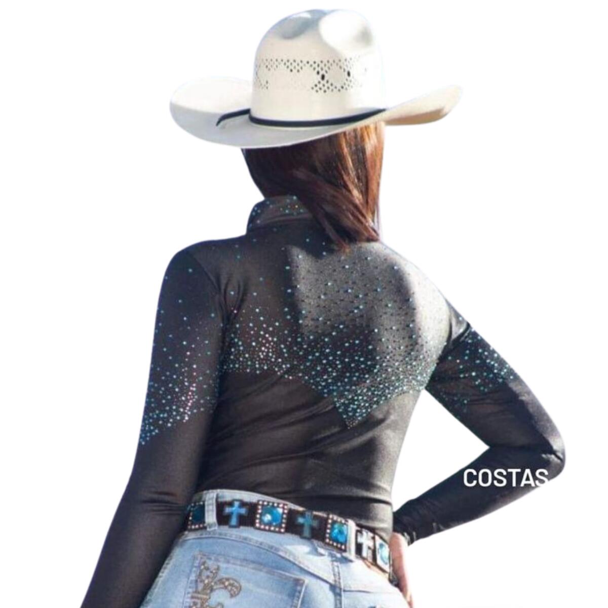 Comprar Body Feminino Preto com Brilho Roz Country