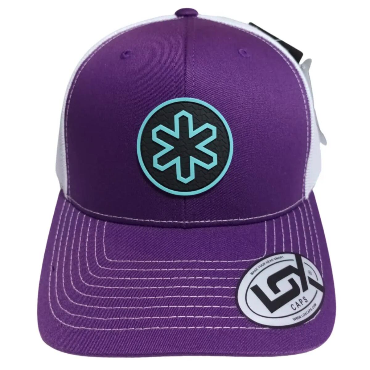 Comprar Boné Tuff Roxo Logo Turquesa