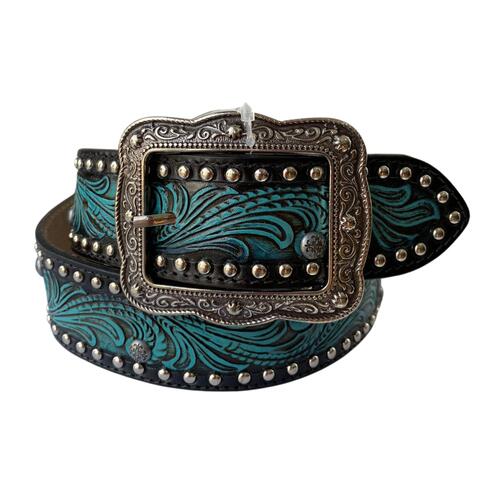 Comprar Cinto Paul Western Couro Turquesa