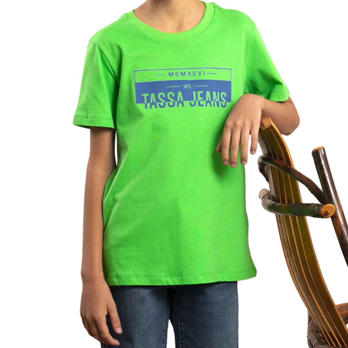 Comprar Camiseta Infantil Meninos Tassa Verde 506156 - Autentica Moda Country