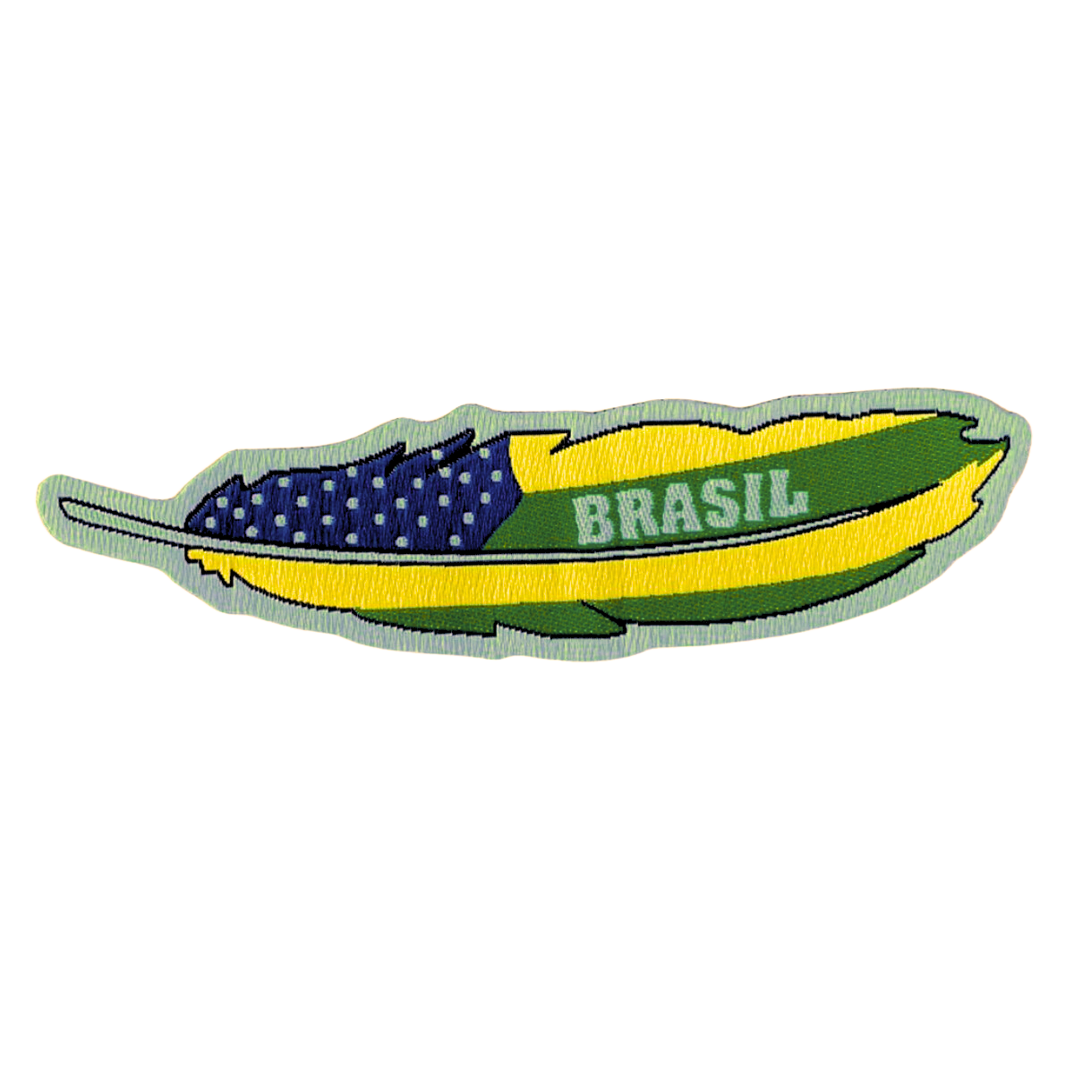 Comprar Patch Pena Brasil - Autentica Moda Country