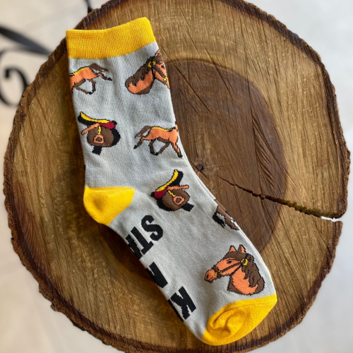 Comprar Meia Country Cinza - a partir de R$47,40 - Autentica Moda Country