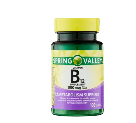 Comprar VITAMINA B12 500mcg - 100un - SPRING VALLEY - a partir de R$116 ...