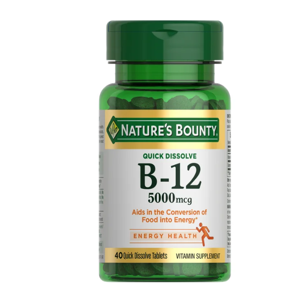 Comprar VITAMINA B12 QUICK DISSOLVE 5000mcg - 40un - NATURES BOUNTY - a ...