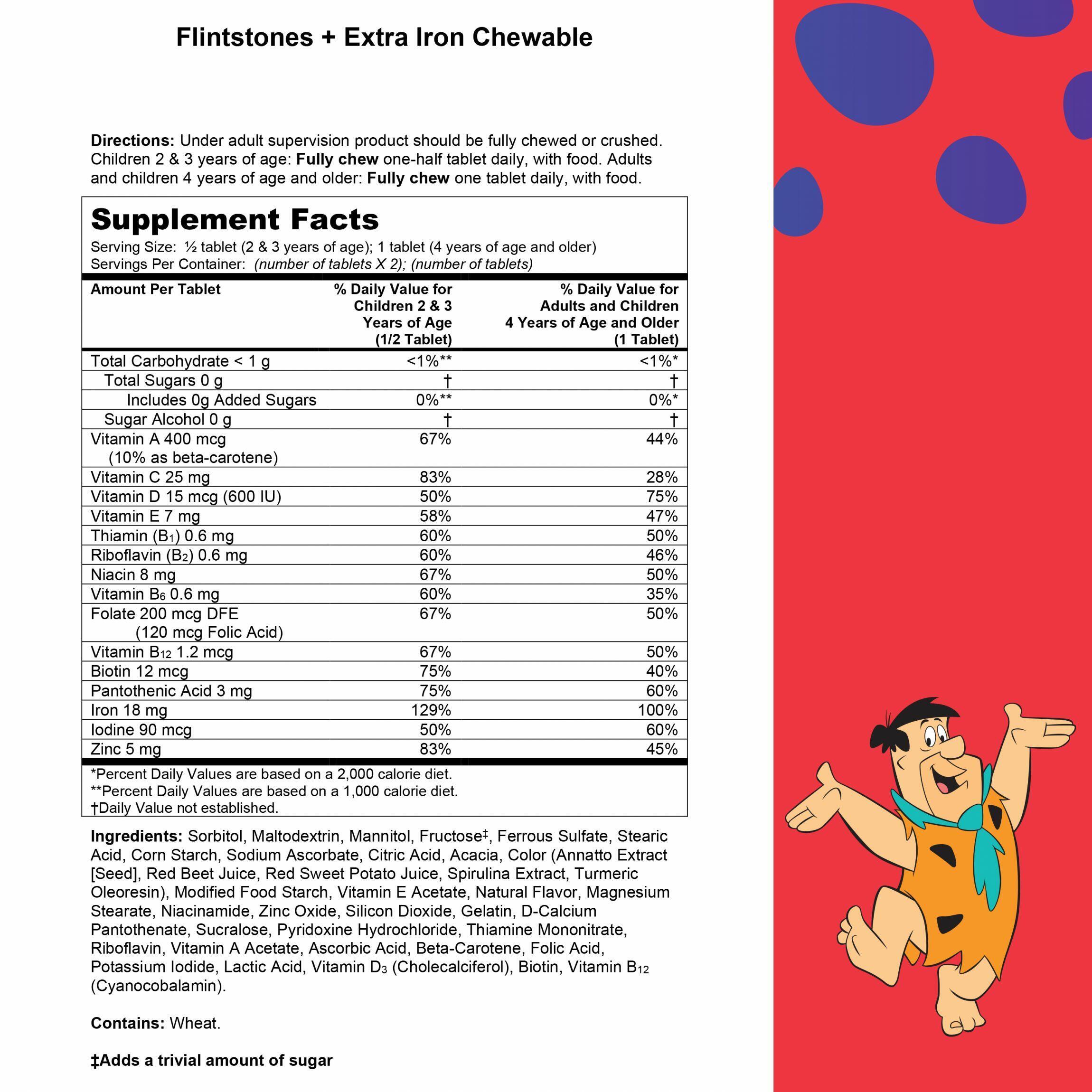 Comprar MULTIVITAMÍNICO INFANTIL FLINTSTONES - 90un - BAYER - a partir ...
