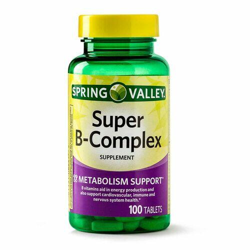 Comprar VITAMINA B-COMPLEX 100un - SPRING VALLEY - a partir de R$152,85 ...
